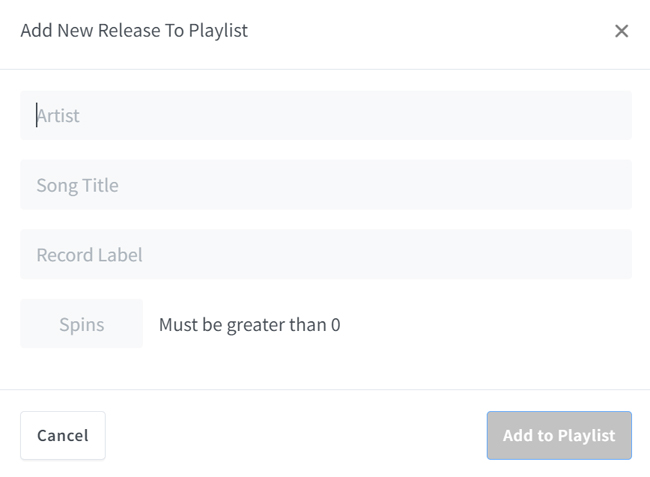 Getting Started - Spins Tracking System